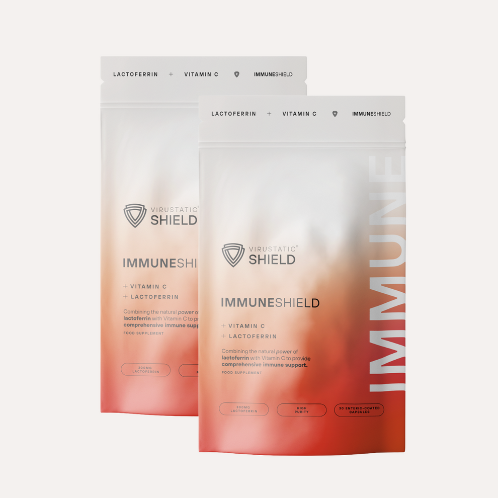 IMMUNE SHIELD Lactoferrin + Vitamin C Supplement – Virustatic Shield